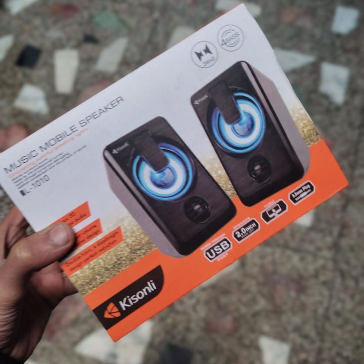 Kisonli L-1010 Speakers For Mobile & COmputer Use Best For Home Use in ...