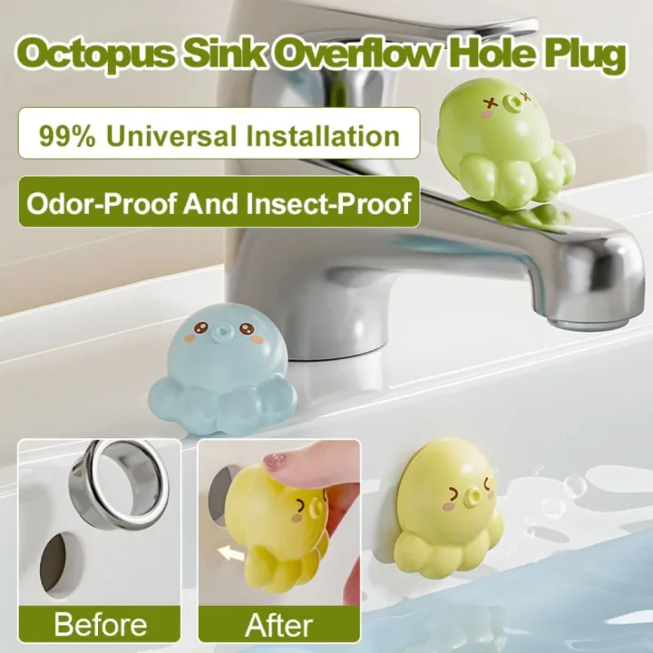 Portable Anti-clogging Octopus Drain Plug Anti-Odor Insect Proof ...