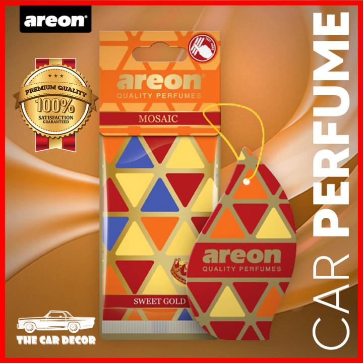 Areon Mosaic - SWEET GOLD- Hanging Perfume - Car - Room - Ac hanging ...