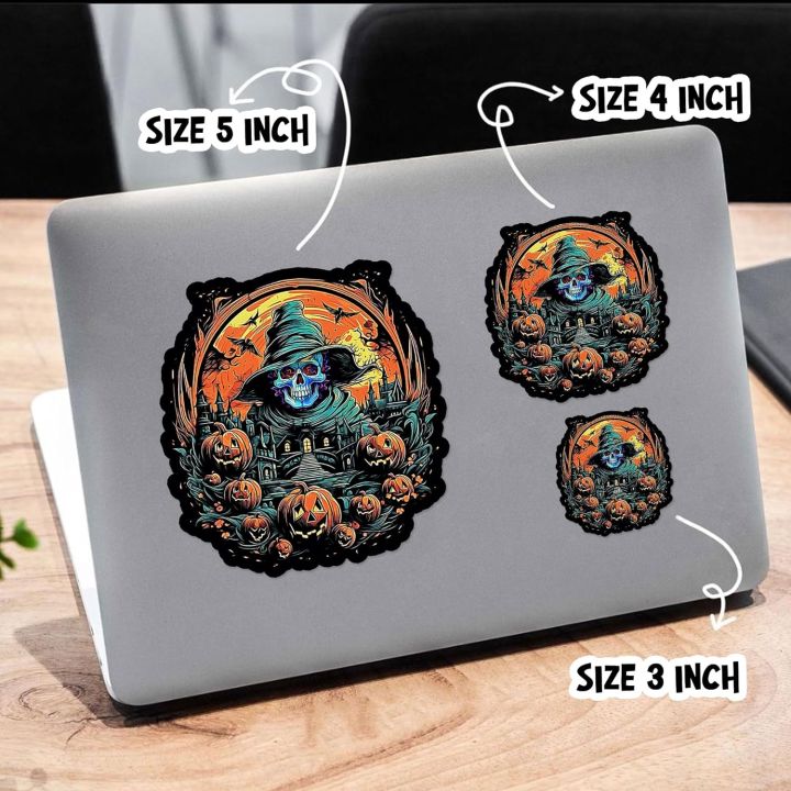 Halloween Scary Night Pack of 03 Pumkin Skull Witches Halloween ...