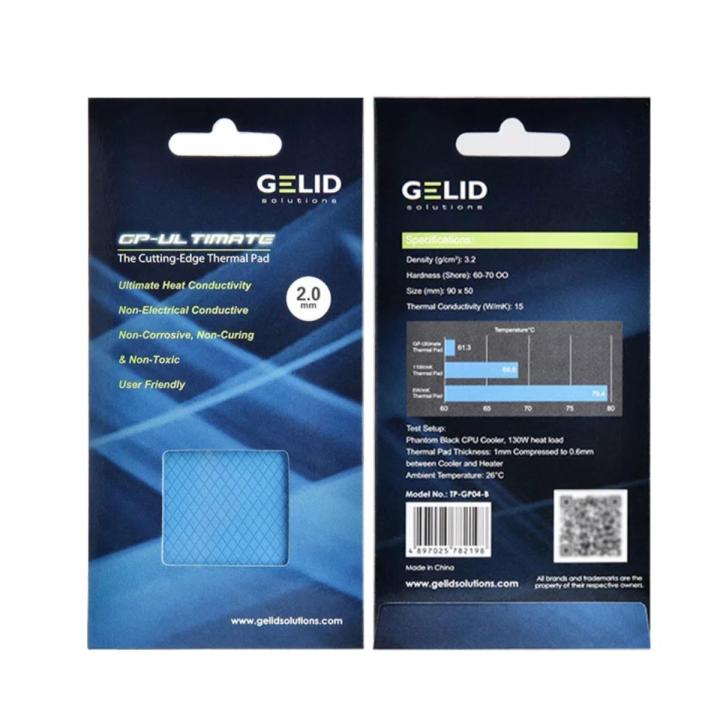 GELID GP-ULTIMATE 90X50X2.0mm High Performance Thermal pads CPU/GPU ...