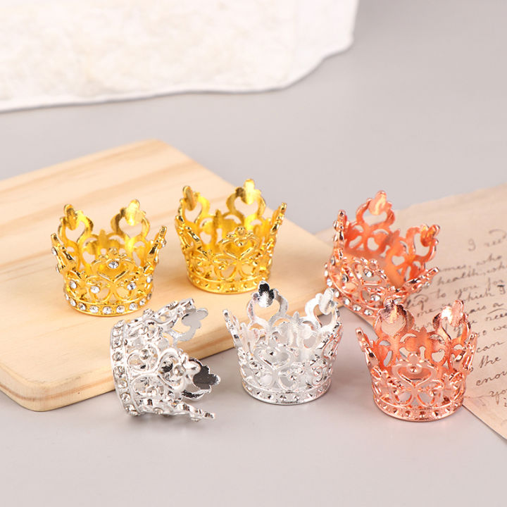 1/12 Dollhouse Mini Princess Crown Dollhouse Simulation Rhinestone ...
