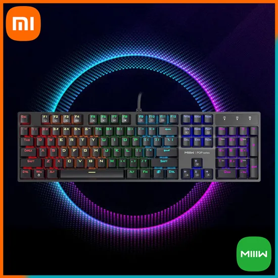 MIIIW K1040 Wired RGB Mechanical Keyboard by Xiaomi – Brown Switches ...