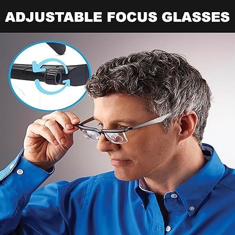 Upgraded Adjustable Glasses,Flex Focus Adjustable Glasses Dial Vision ...
