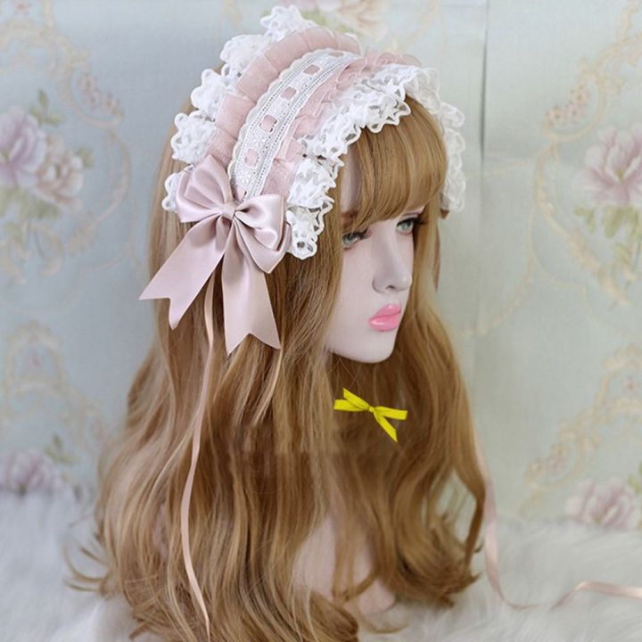 Japanese-style Hair Barrettes Anime Maid Embroidery Hairpins Hairband ...