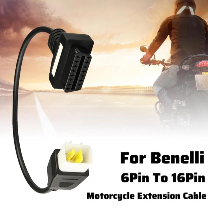 Nax 3c Motorcycle 6 Pin To Obd2 16 Pin Fault Diagnosis Adapter Cable