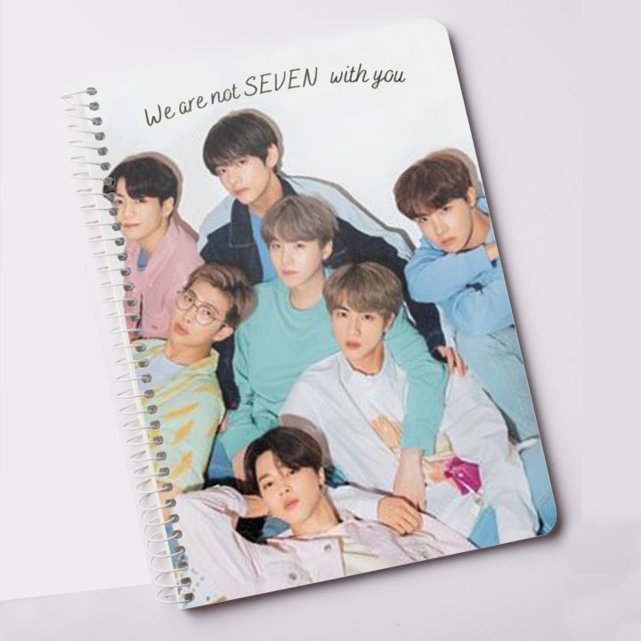BTS Seven Notebook For Army Kpop Fans Girls And Boys Digital Printed ...