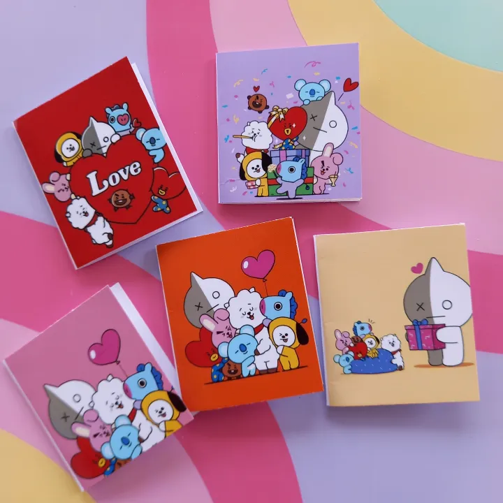 BT21 Mini Cards Pack of 5 (Size 5 x 5 cm) | Daraz.pk