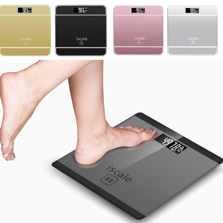 180 Kg Tempered Glass Electronic Digital Body Weight Scale, Bathroom ...
