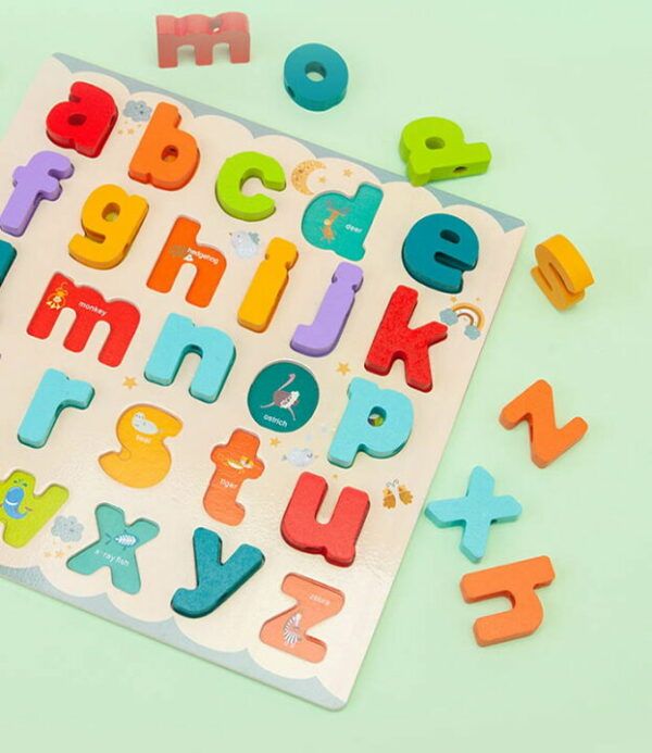 3 in 1 Alphabet Lacing White Board With Marker | Daraz.pk
