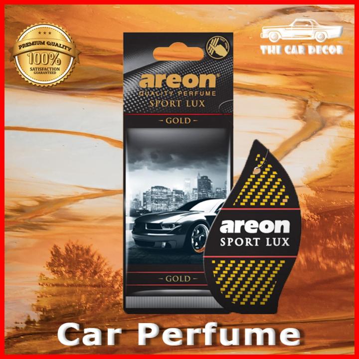 Areon Sports - GOLD - Hanging Perfume - Car - Room - Ac hanging | Daraz.pk