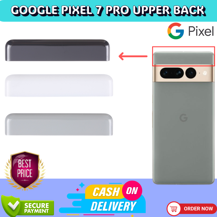 google pixel 7 pro upper back glass top bracket original back glass ...