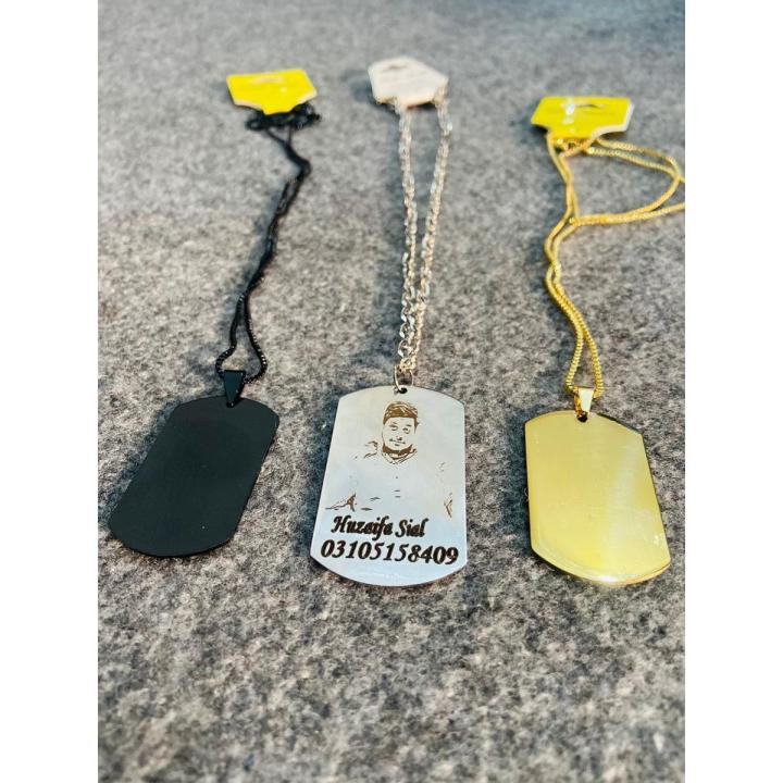 Customized Name & Design Locket (one Karat) for Male and Female | Daraz.pk