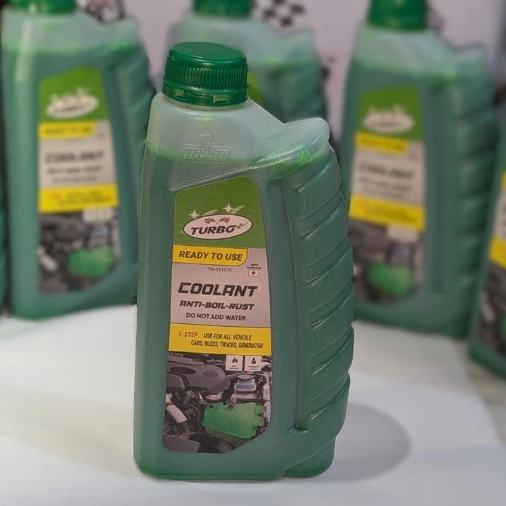 Turbo Anti-Rust Radiator Coolant 1 Liter - Long-Life Car Engine Coolant ...