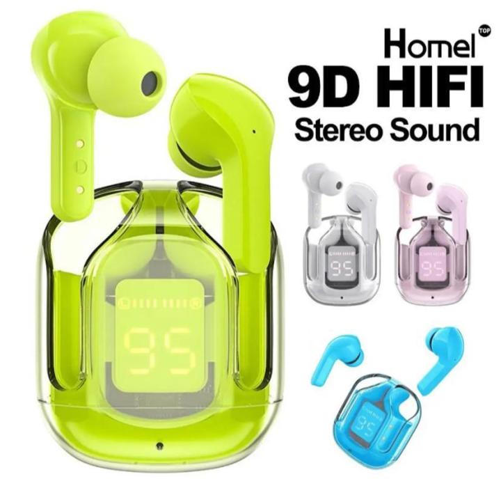 Air 31 Wireless Earbuds Transparent Bluetooth 5.3 Crystal Airpods ...