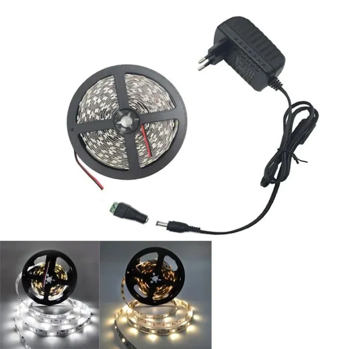 LED Strip Light 60LEDs/m SMD 2835 Warm White Red Blue 5M RGB 300Leds ...