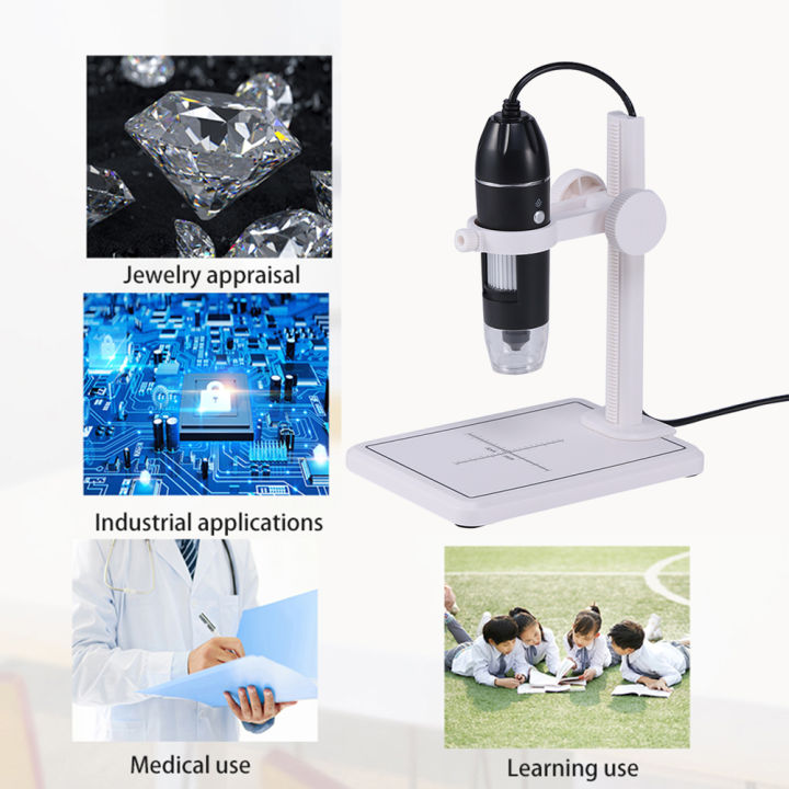 0-1600x Digital Microscope Magnifying Glasses Usb Portable Electronic ...
