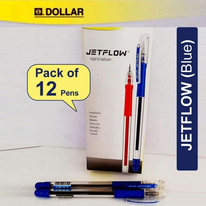 Gelpen Jetflow 0.7mm Smooth Gel Pen Pack of 12 Pens colour of your ...