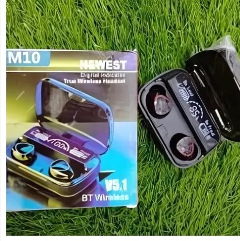 M10 Damix V 5.3 Bluetooth Wireless Headset Wireless Bluetooth EarBuds ...