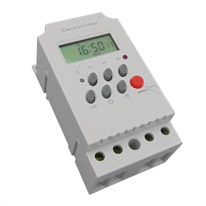 KG316T-II Din Rail Microcomputer Time Control Switch Time Control Timer AC 220V 25A DIGITAL ...