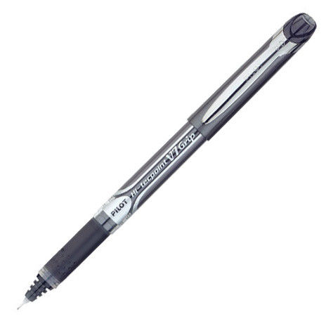 Pilot Hi-Tecpoint V7 Grip Black Rollerball Pen (Pack of 12 Pcs) | Daraz.pk