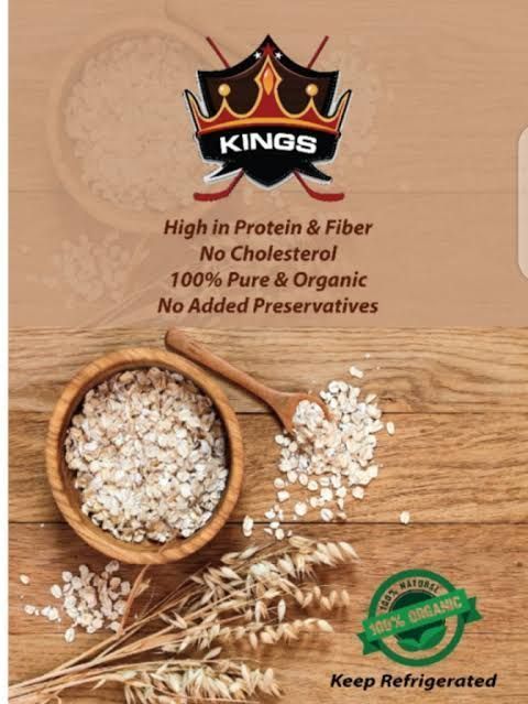 Kings Oatmeal / Rolled Oats 1 KG Pouch | Daraz.pk
