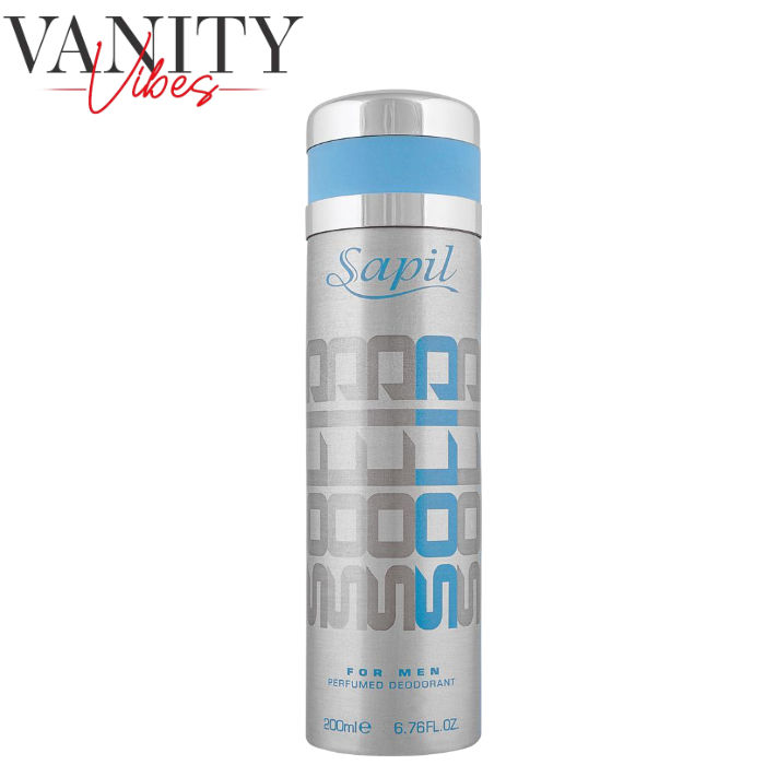 Sapil Solid Silver For Men Deodorant Spray 200ml | Daraz.pk