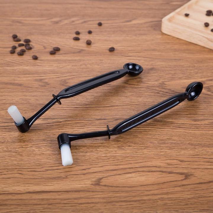 Home with Spoon PP Handle Grime Espresso Cleaner Cleaning Tool Grinder ...