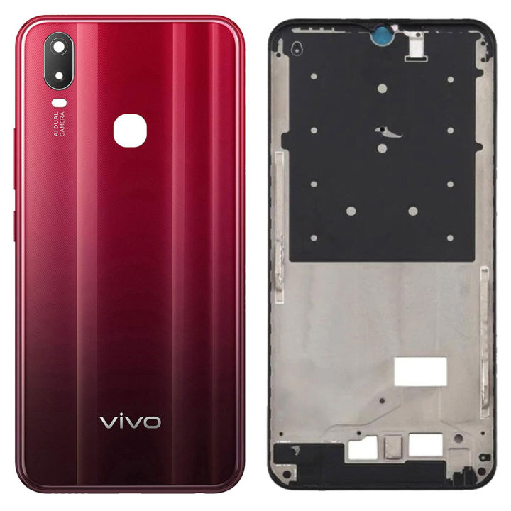 Vivo Y11 Middle Frame Housing With Power and Volume Buttons and Camera ...