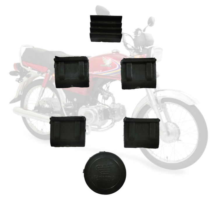Honda CD70 Tappa,Chain cover and Stand Rubber Set | Side Covers, Chain ...