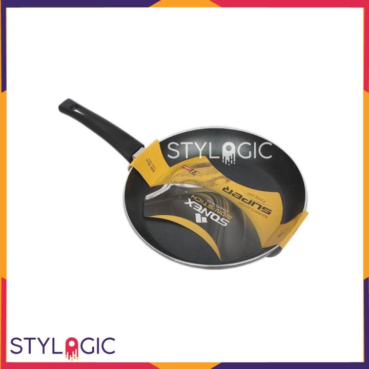 Sonex Super Fry Pan - Non Stick Coating - Black | Daraz.pk