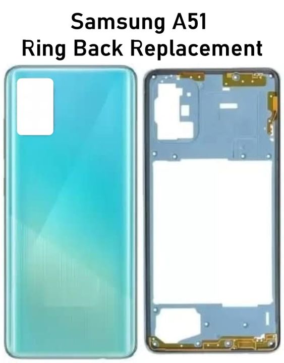 Samsung A51 Back Battery Cover with Side Ring and Camera lens, Buttons ...