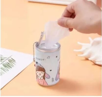 Mini Portable Wet Wipes Tissue Can ,Wet wipes 30 in 1 tin , portable ...