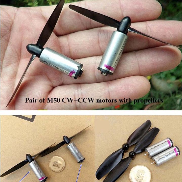Pair of M50 motors with propeller DC3V-6V blade | Daraz.pk