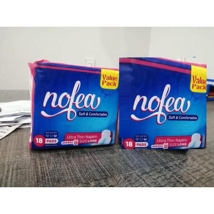 Nofea Maxi Thick Long Napkins 18 Pads | Daraz.pk