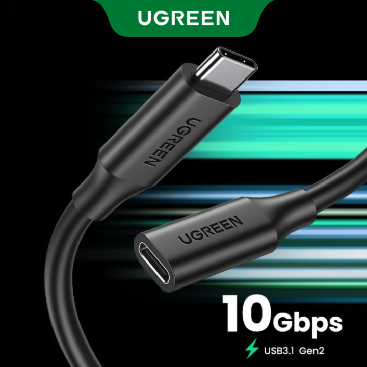Ugreen USB Extension Cable 10Gbps USB C to USB C Extender Cord 1m For ...