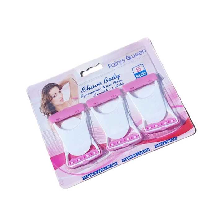 Fairy's Queen Shave Body Razors - 6 Piece Pack | Daraz.pk