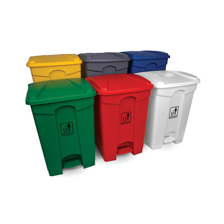 PUSH PEDAL DUSTBIN , Household Pedal Dustbin Garbage Pure Quality ...