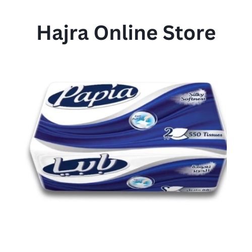 Papia 2 Ply Tissue, 550 Sheets – Soft & Absorbent, Non-Perfumed | papia tissue | tissue | tissue ...