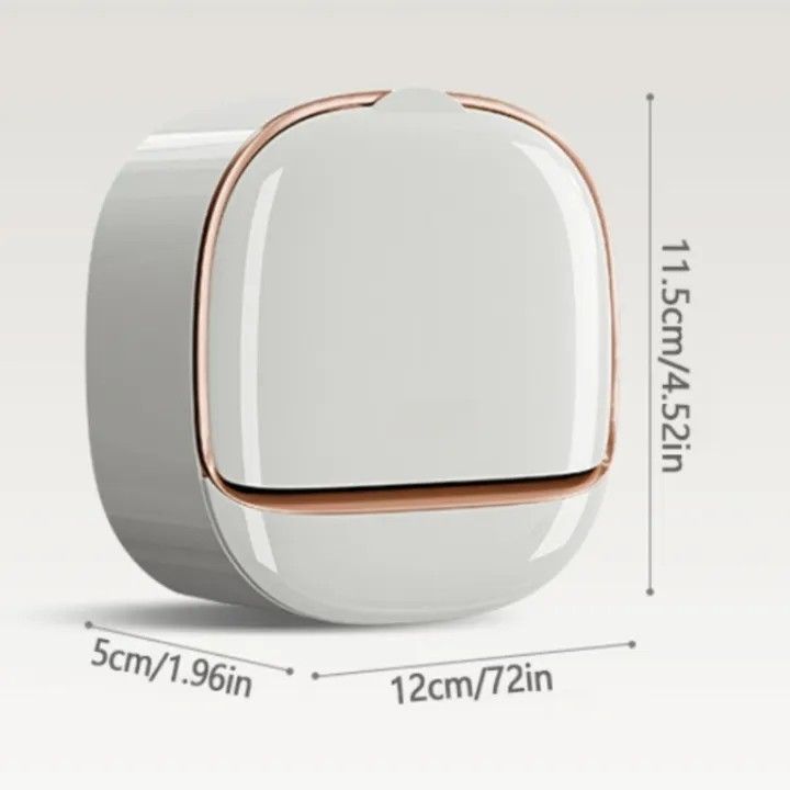 Wall Mounted Soap Holder with Drain Tray | Punch Free Self Adhesive ...