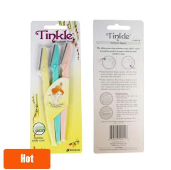 Pack Of 3 Tinkle Razors For Facial Hair And Eyebrows | Daraz.pk