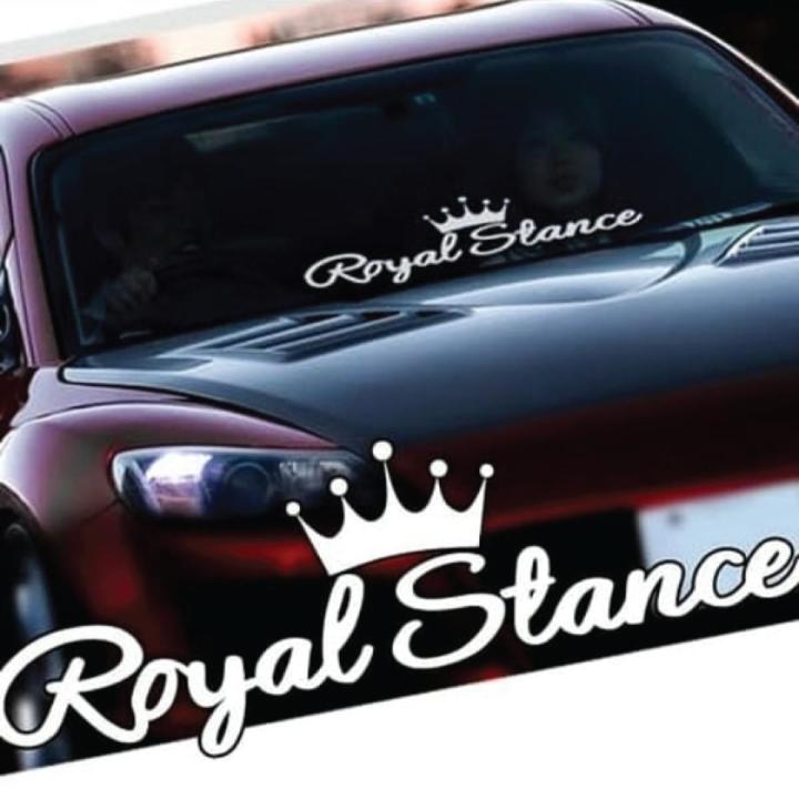 Royal Stance Sticker For Car. | Daraz.pk