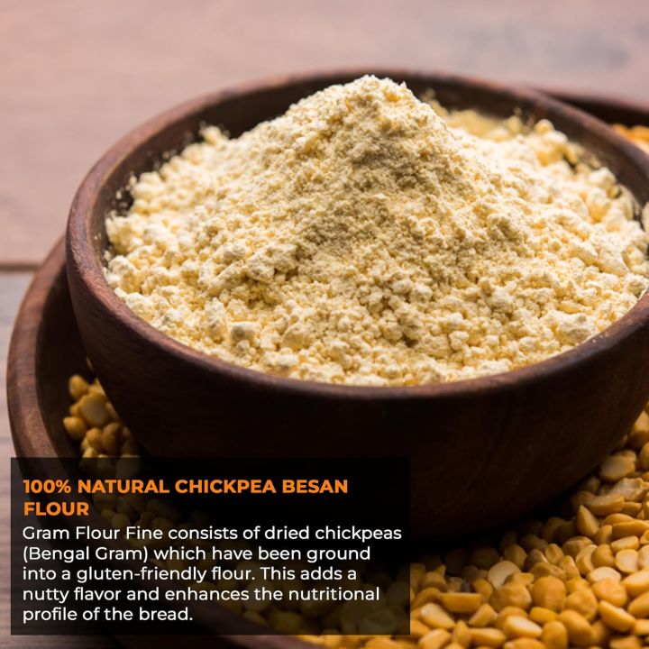 Besan Flour 908gm | Superfine Gram Flour (Chana Besan) | 100% Natural ...
