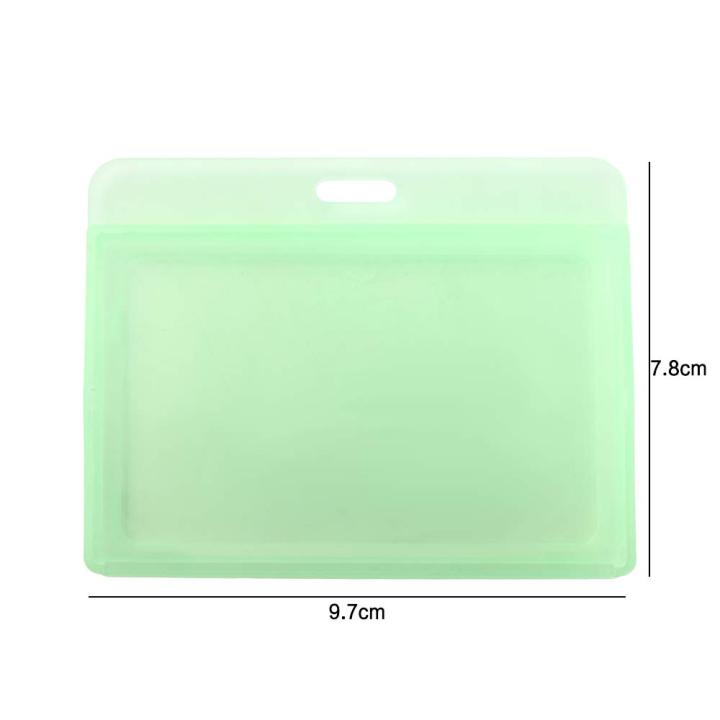 Office Waterproof Retractable Key Holder Name Tag Plastic Card Sleeve ...