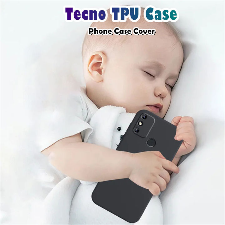 Original For Tecno Camon 16/POP 5 LTE/Spark 6 Go/6 Air/7 Pro Silicone ...