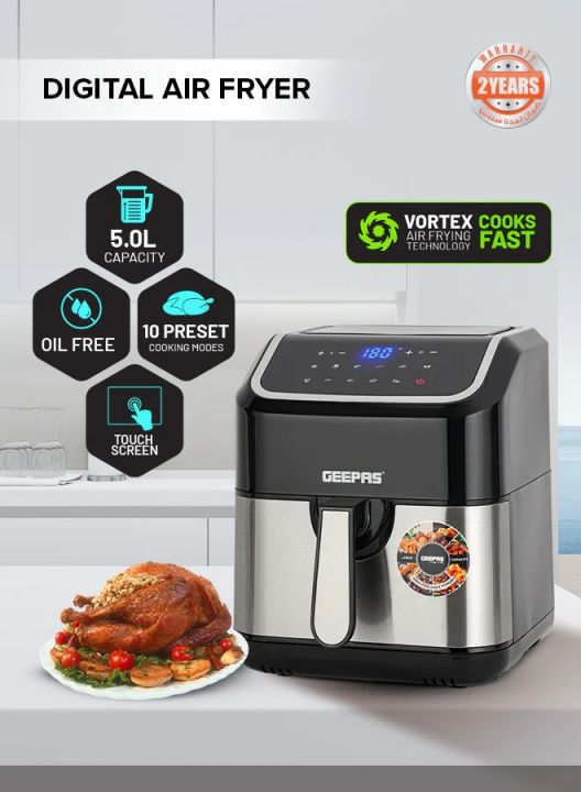 GEEPAS Air Fryer 5.0L GAF37527 | Daraz.pk