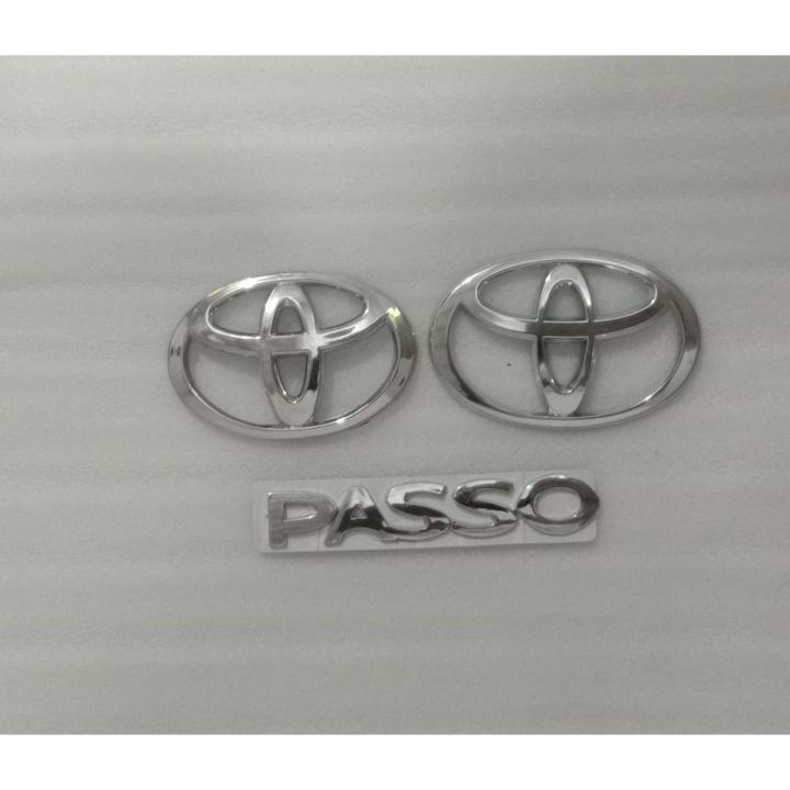 Toyota Passo 2016-2021 Monogram Logo Emblem | Daraz.pk