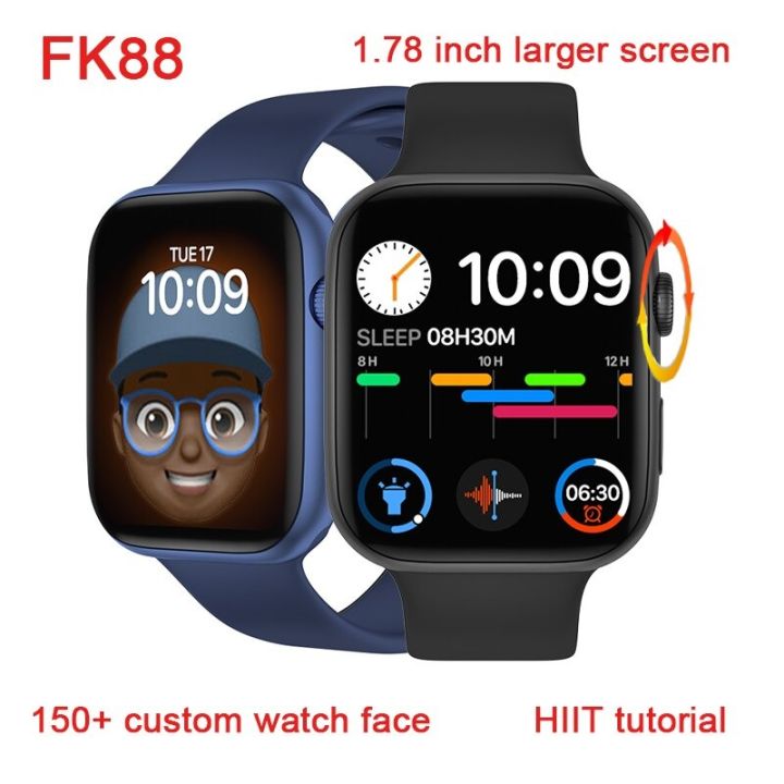 FK88S Smart Watch Women Men 1.78 Inch HD Encoder Knob Bluetooth Call ...