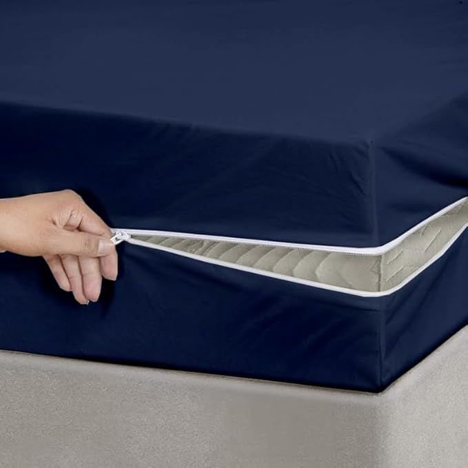 Double Sided Waterproof Zipper Mattress Cover/100% Waterproof Mattress ...