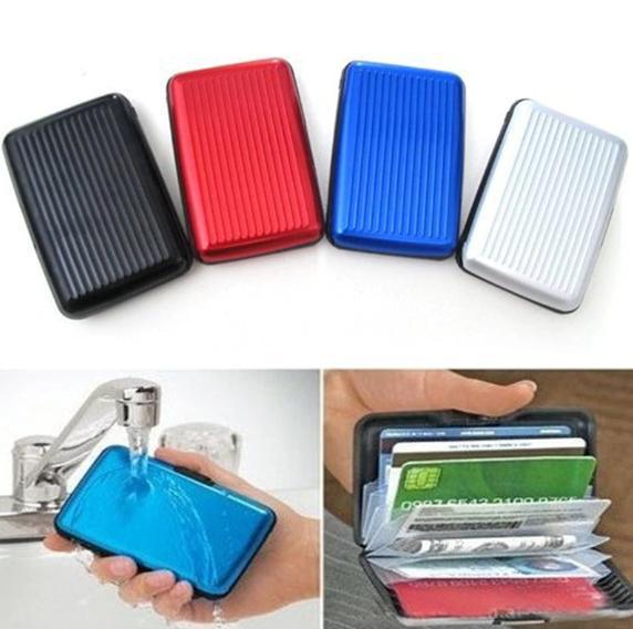 Aluminium Credit Card Wallet Case - Card Holder Bank Card Case ...